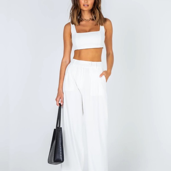 Princess Polly | Other | Prince Polly Huxley Set White | Poshmark